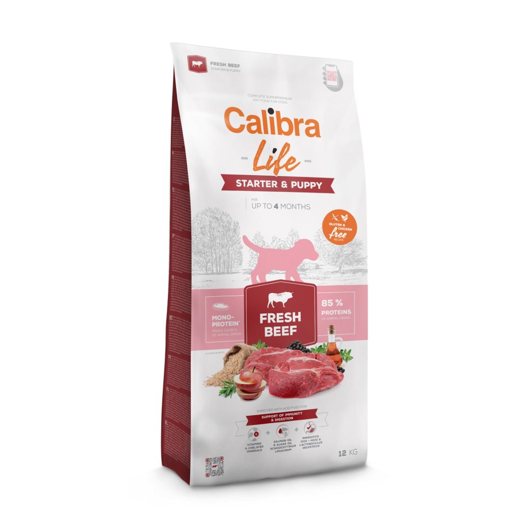 Granule Calibra Life pro štěňata s čerstvým hovězím | Calibra